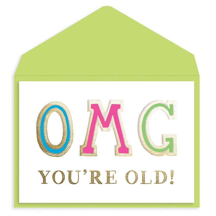 OMG You're Old Birthday Card – Graphique de France