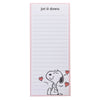 Snoopy Hearts Magnetic Notepad | White | 100 Sheets | Peanuts ...