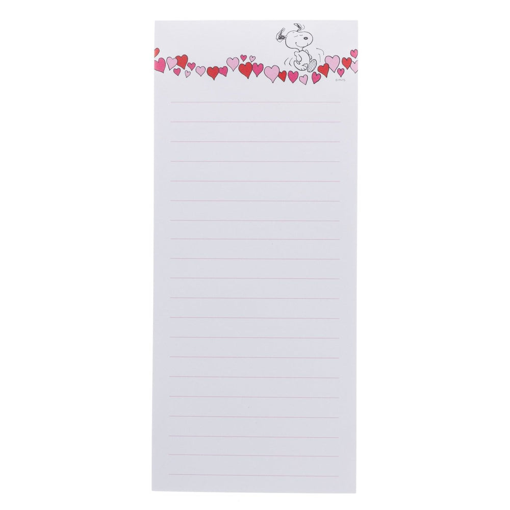 Snoopy Jot It Down Magnetic Notepad | White & Pink | 100 Sheets ...