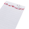 Snoopy Jot It Down Magnetic Notepad | White & Pink | 100 Sheets ...