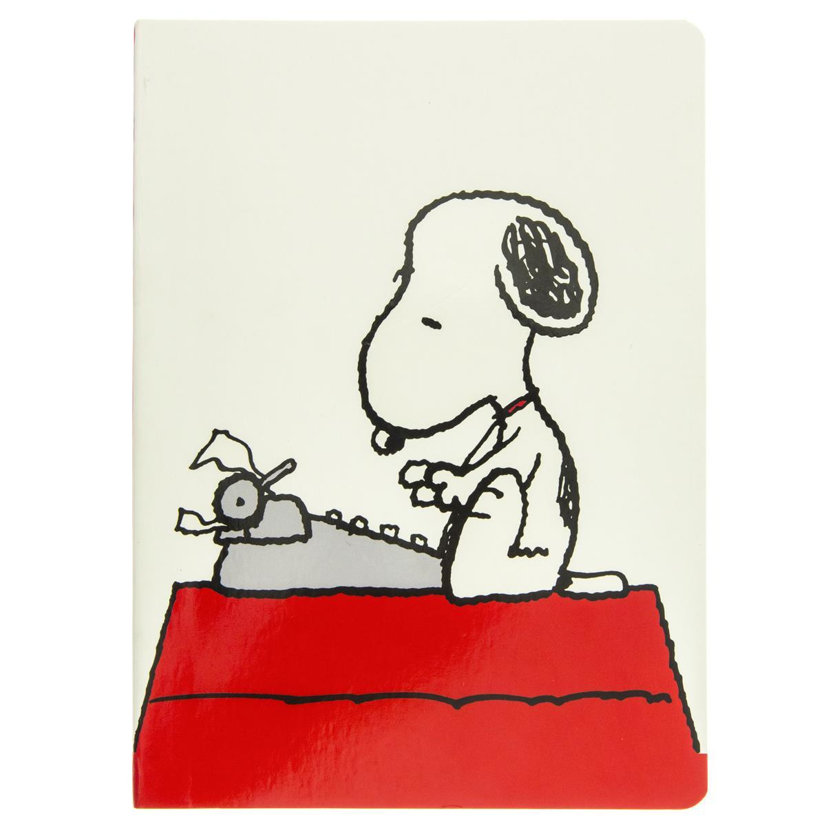 Snoopy Typewriter Journal | White | 6 x 8 | Softcover | 200 Lined Pages ...