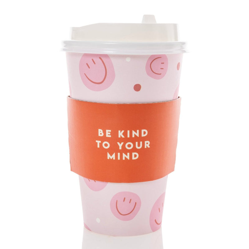 Smiley Faces Disposable Travel Cups | 12 ct | 16 oz | Pink & Orange ...
