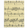 Sheet Music Pocket Note | Cream | 3 x 4 | 75 Pages – Graphique de France