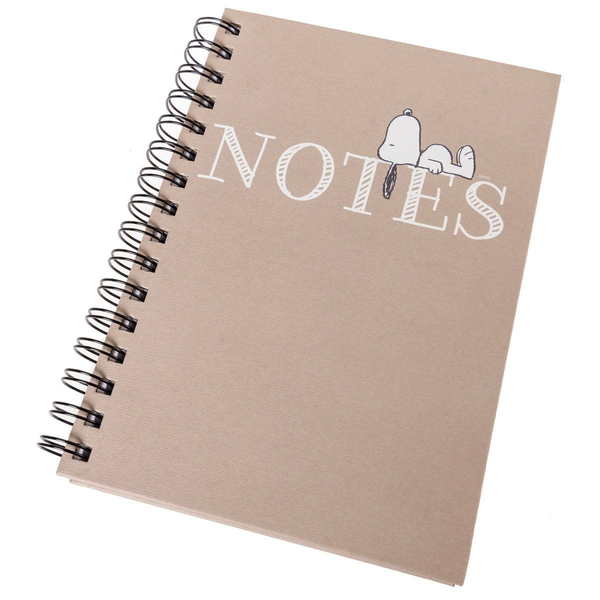 Snoopy Laying Spiral Journal | Taupe Hardcover | 160 Lined Pages ...