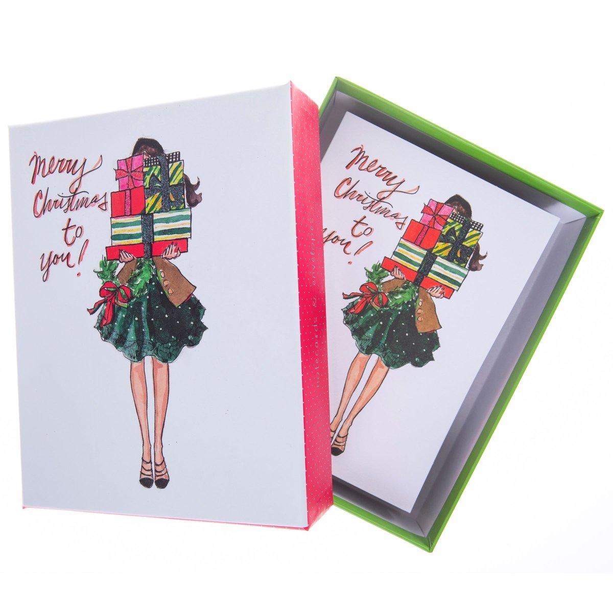 Chic Christmas Assorted Boxed Holiday Cards | 20 ct | White | Includes ...