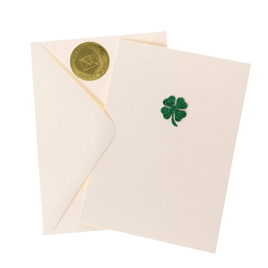 Clover Handmade Blank Card | 1 ct | Cream | Includes Envelope ...