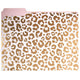 Leopard Print File Folder Set | 9 ct | Pink, White, & Gold – Graphique ...