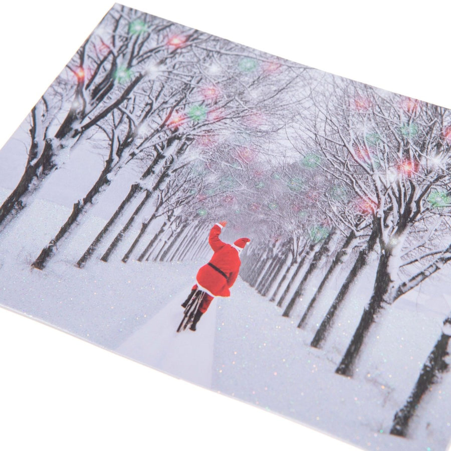 Santa Christmas Assorted Boxed Holiday Cards | 20 ct | White & Red ...