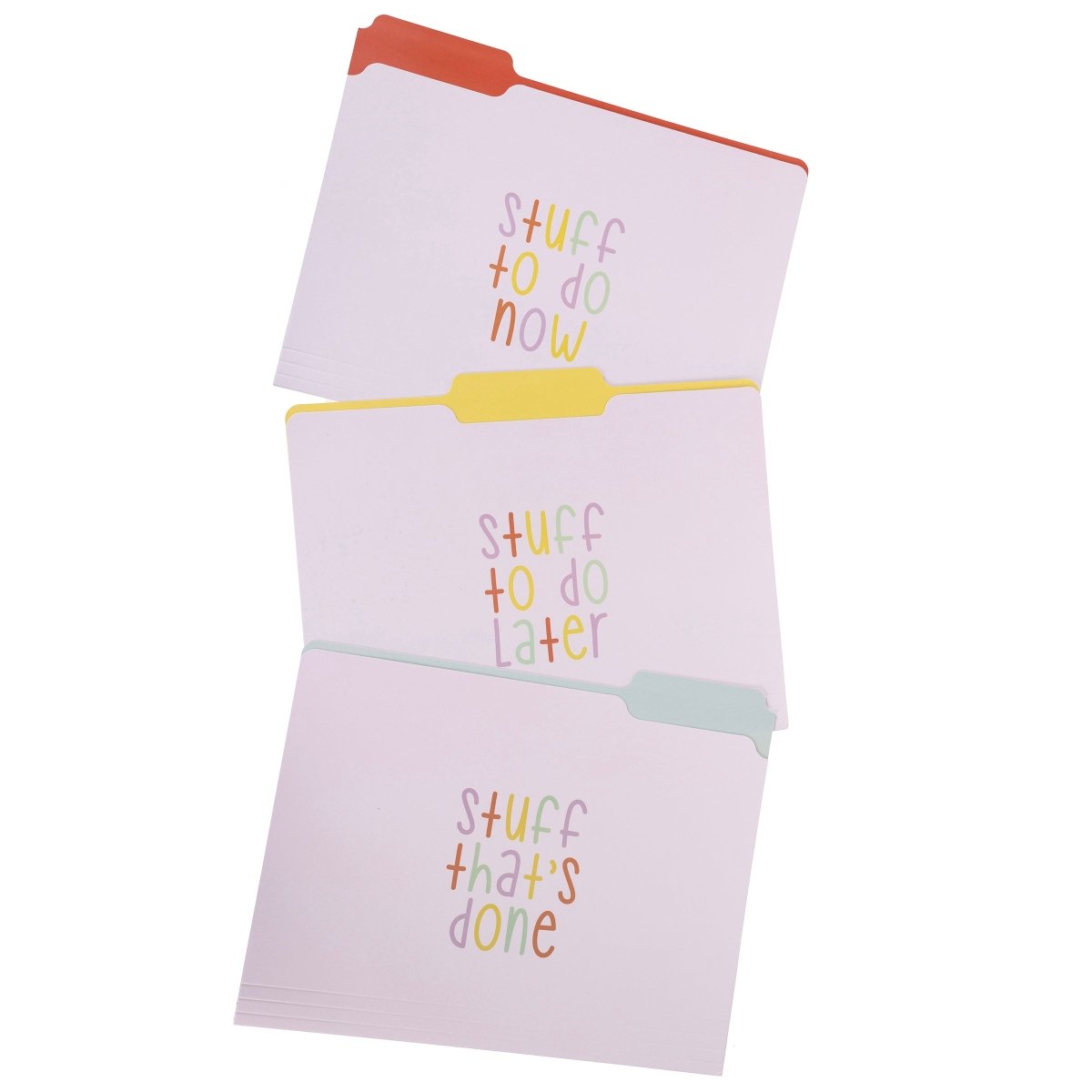 Trying My Best File Folder Set | 9 ct | Pink & Multicolor – Graphique ...